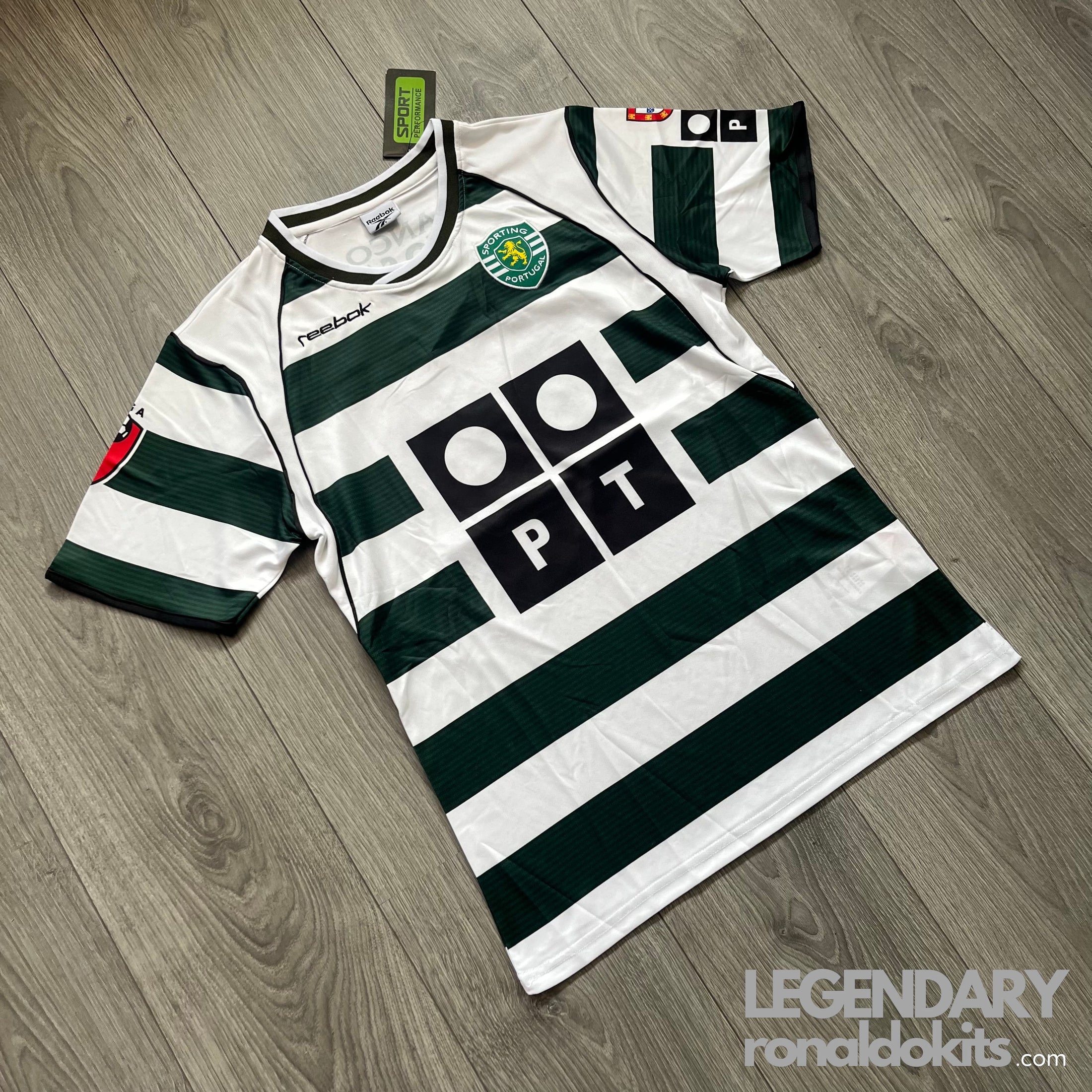 Sporting Lisbon 2001/03 Ronaldo OG home Jersey – Legendary Ronaldo Kits
