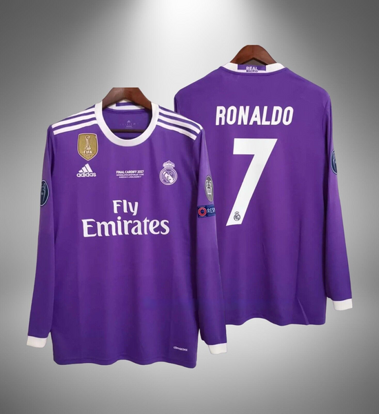 Real Madrid 2016/2017 Retro Long Sleeve Jersey – Legendary Ronaldo Kits